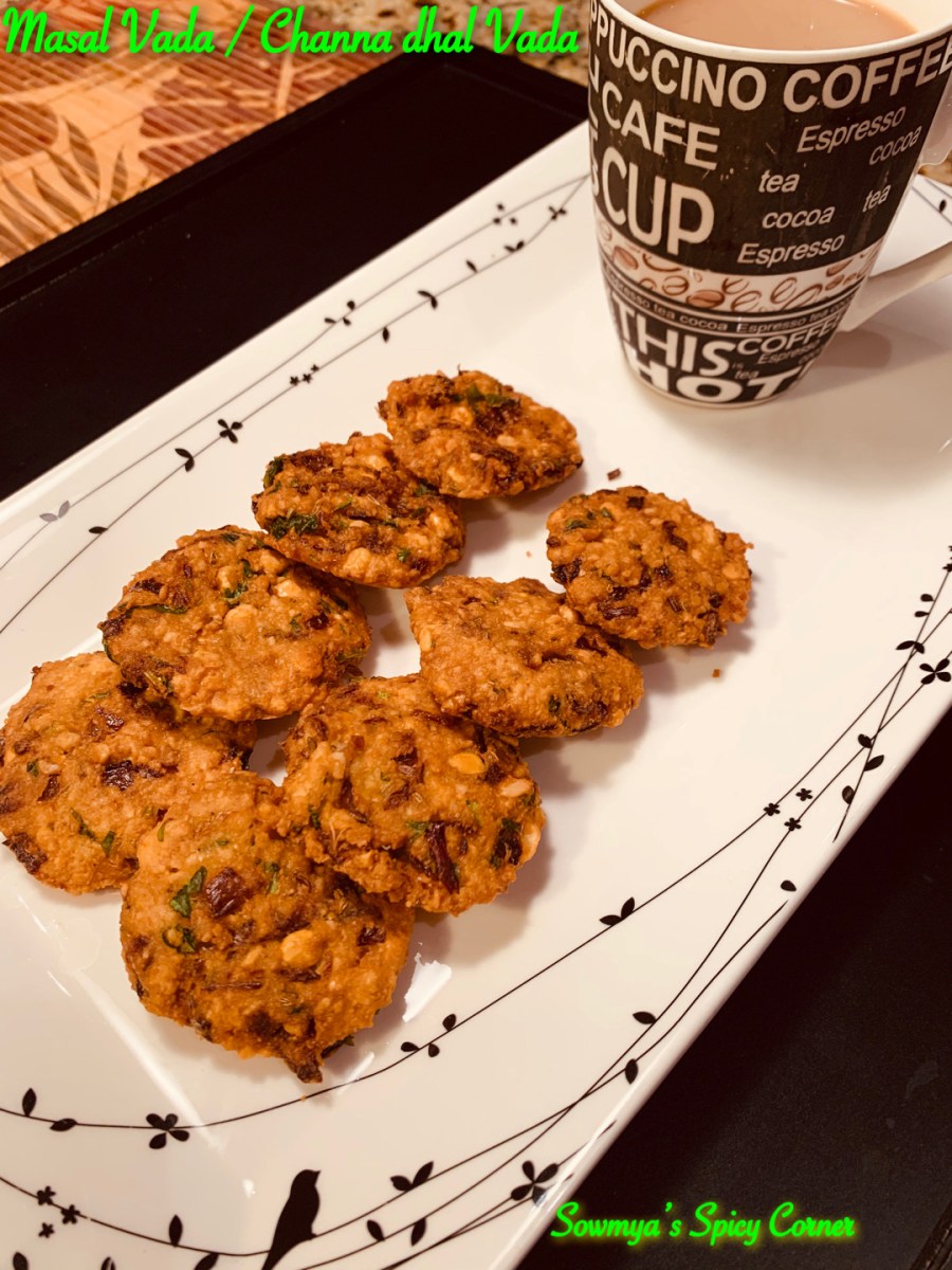 Masal Vada / Channa dhal Vada – Sowmya's Spicy Corner